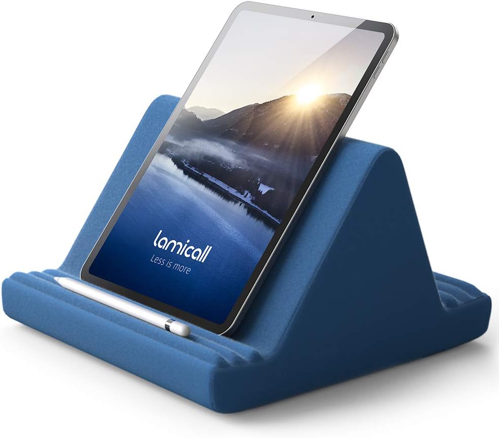 Amazon.com: Brookstone - Memory Foam Lap Desk Tablet Holder, Holds ...