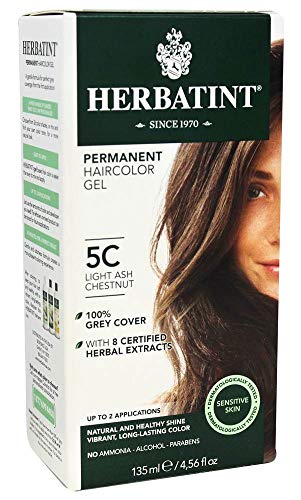 Snapklik.com : Herbatint Permanent Herbal Haircolour Gel 5C Light Ash ...