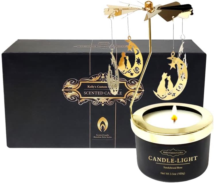 Amazon.com: Kelly's Custom Candles, Cat Candle Birthday Gift for Mom ...