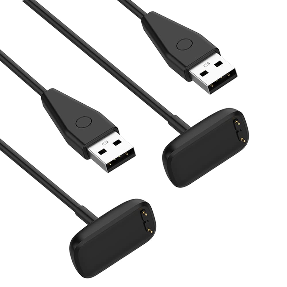 Amazon.com: Threeeggs for Fitbit Charge 5 Charger with Reset Button ...