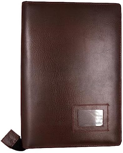 Asraw Professional PU Leather B4 Size Multipurpose Zip File Folder 20 ...