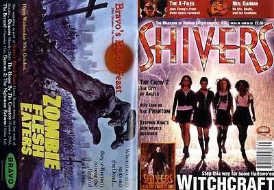 SHIVERS MAGAZINE #35 PHANTOM POSTER, THE CRAFT, THE CROW, NEIL GAIMAN ...
