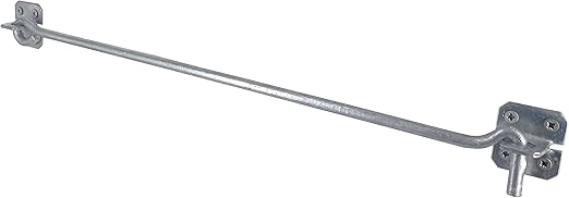 IRONTITE® Extra Long Cabin Hook 600mm (24"), Gate Hook and Eye Latch ...