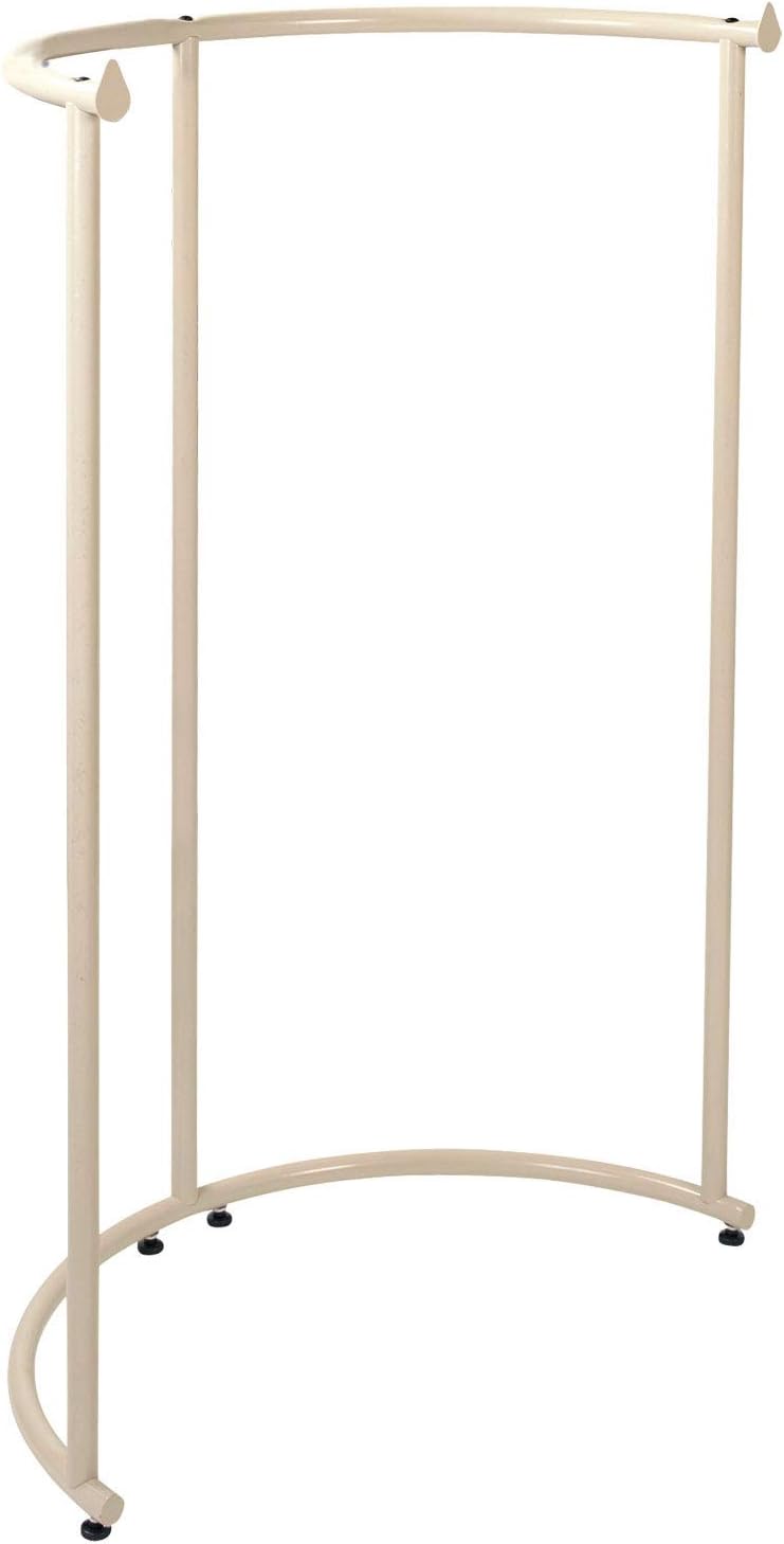 Amazon.com: SSWBasics Half Round Clothing Rack - Ivory (37 1/2"W x 55"H ...
