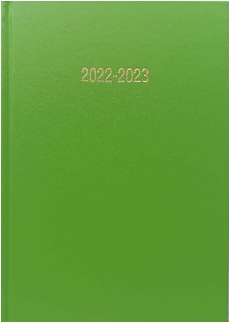 2022-2023 Academic Student Diary A5 Day A Page DAP Case-Bound Hardback School College ...