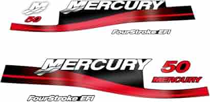 250 EFI PRO XB Stickers 411 Decals Mercury 250 EFI PRO XB Outboard ...