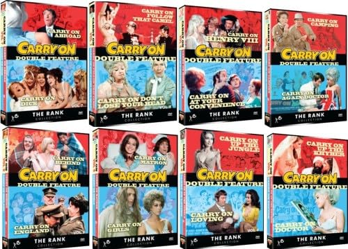Amazon.com: Lot of 8 Carry On Double Feature DVD Sets (Volumes 1, 2, 3 ...