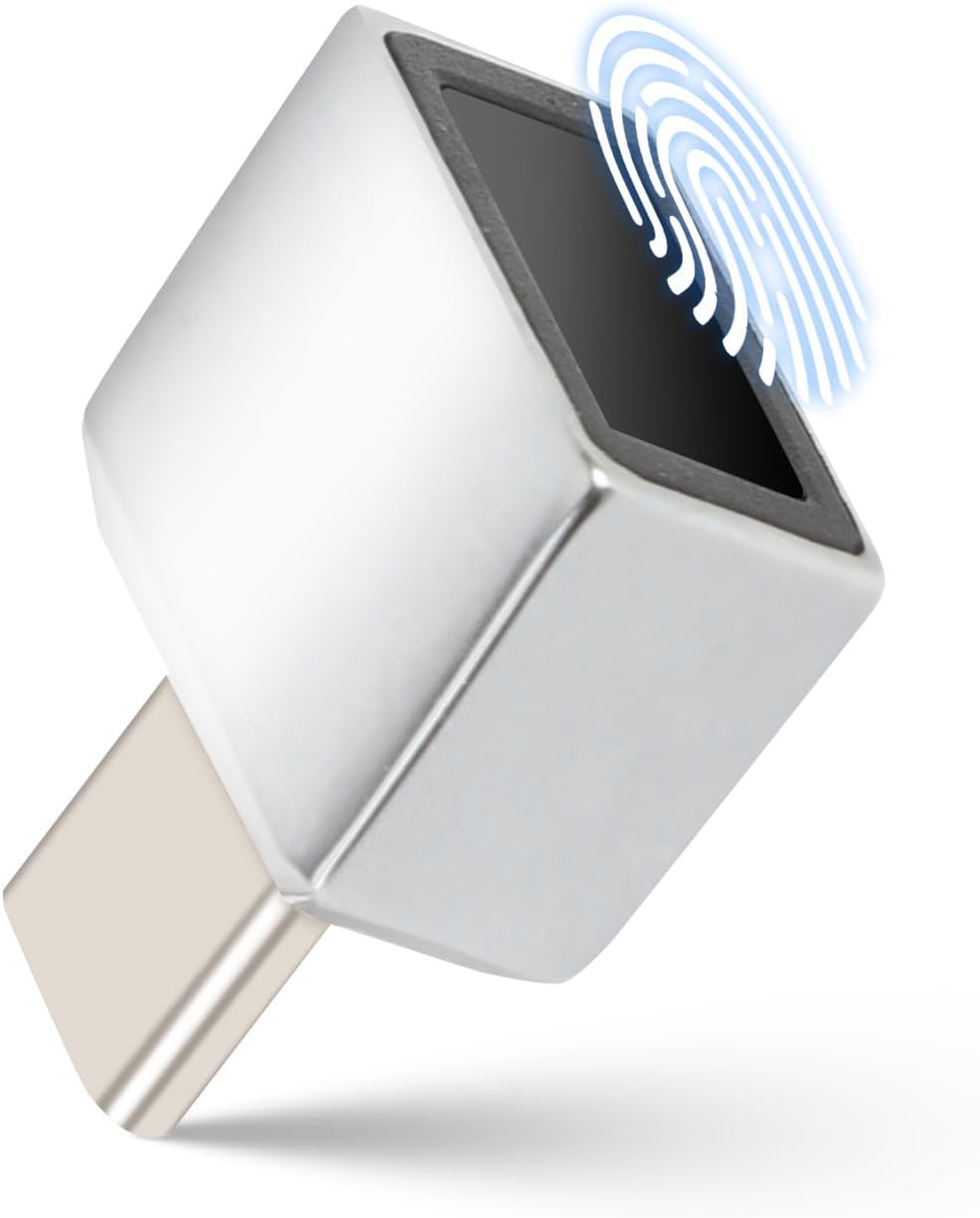 Amazon.com : USB-C Fingerprint Reader Biometric Scanner Hello Plug and Play USB Type-C ...