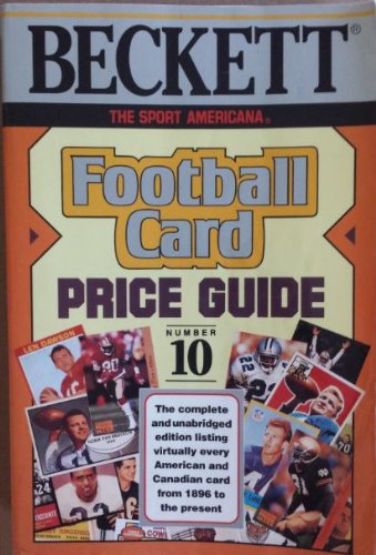 Sport Americana Football Card Price Guide: James Beckett: 9780937424681 ...