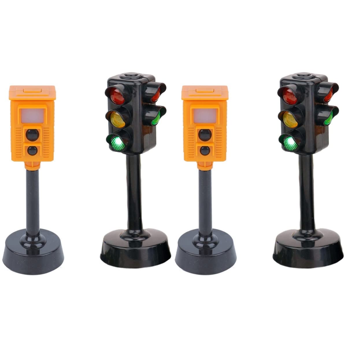 Amazon.com: Toyvian 4 Pcs Traffic Light Traffic Light Toy Mini Traffic ...
