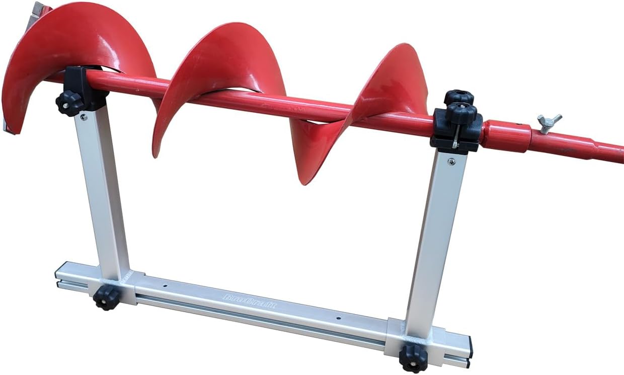 Amazon.com: Jaws of Ice Auger Carrier Mount Rack for ATV, Snowmobile ...