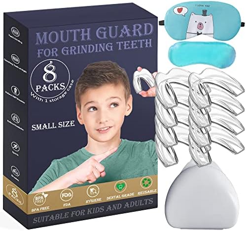 Amazon.com: 4 Pack Kids Mouth Guard for Grinding Teeth, Night sleep ...