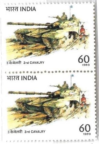 Buy India 1989 3rd Cavalry Pair Stamps MNH # G Online at Low Prices in ...