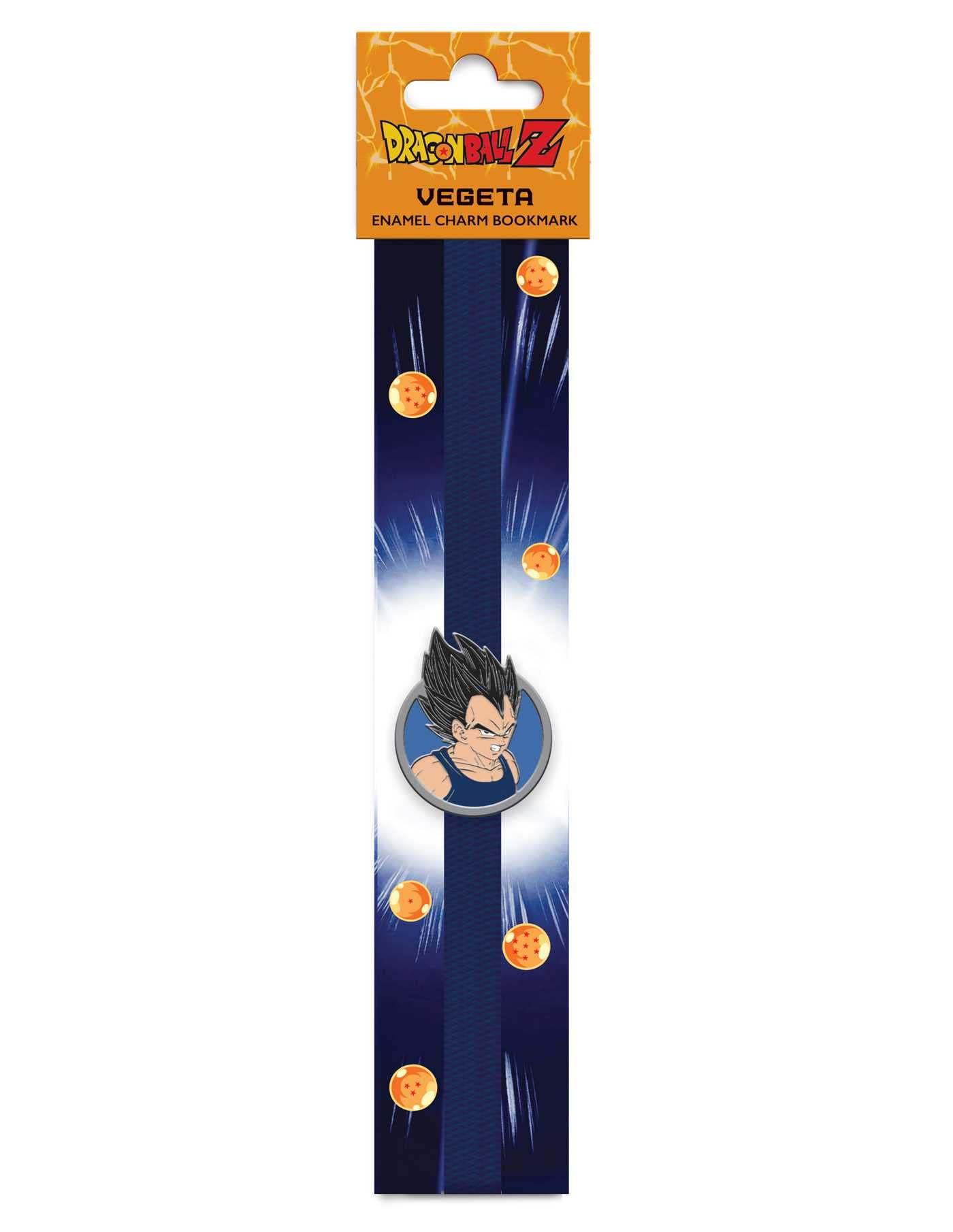 Amazon.com: Dragon Ball Z: Vegeta Enamel Charm Bookmark: 9798886630145 ...