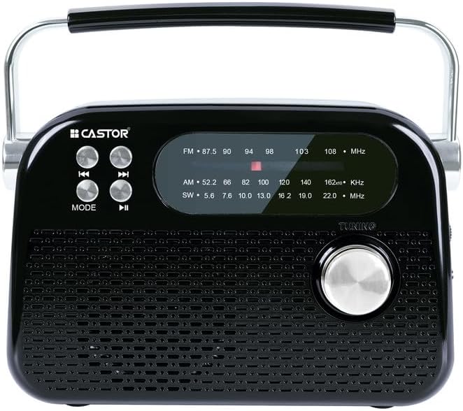 CASTOR iBELL FM820BT Portable FM Radio with Bluetooth Speaker ...