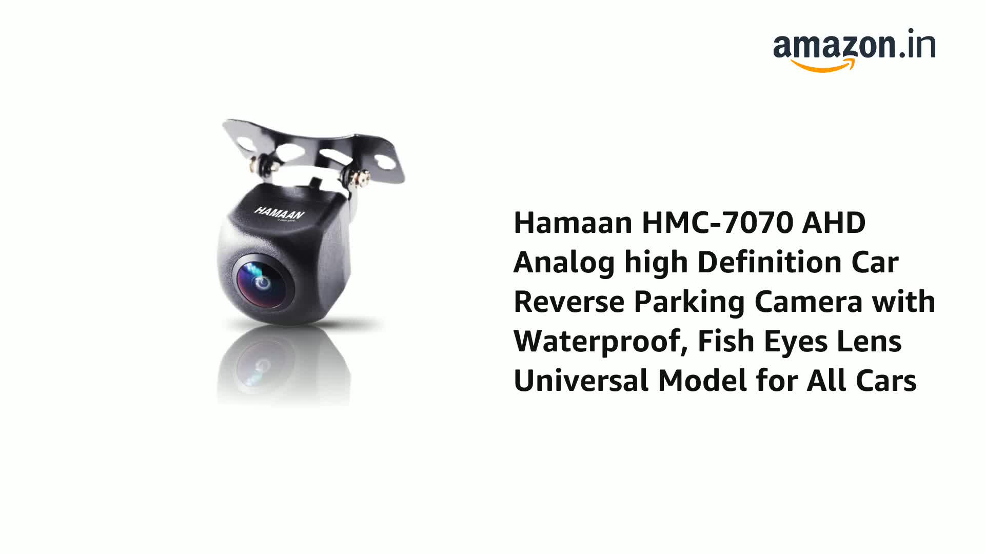 Watch Hamaan HMC-7070 AHD Analog high Definition Car Reverse Parking ...