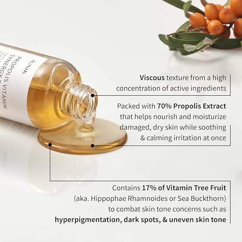 IUNIK Propolis 70% Vitamins 17% Synergy Serum -Centella, Fruits Extract ...