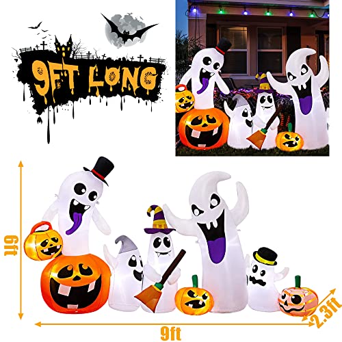 Snapklik.com : Halloween Inflatables Outdoor Decorations, 9FT Long ...