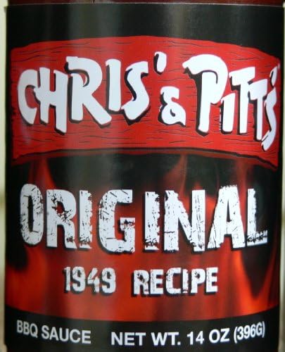Amazon.com : Chris' & Pitt's Barbecue Sauce - Original 1949 Recipe ...