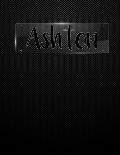 Ashton: 110 Pages 8.5x11 Inches Personalized Own Visible Light Card ...