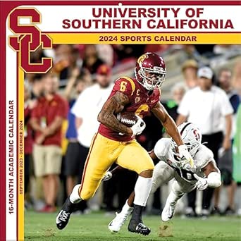 Amazon.fr - Usc Trojans Calendrier mural 2024 30,5 x 30,5 cm - Livres