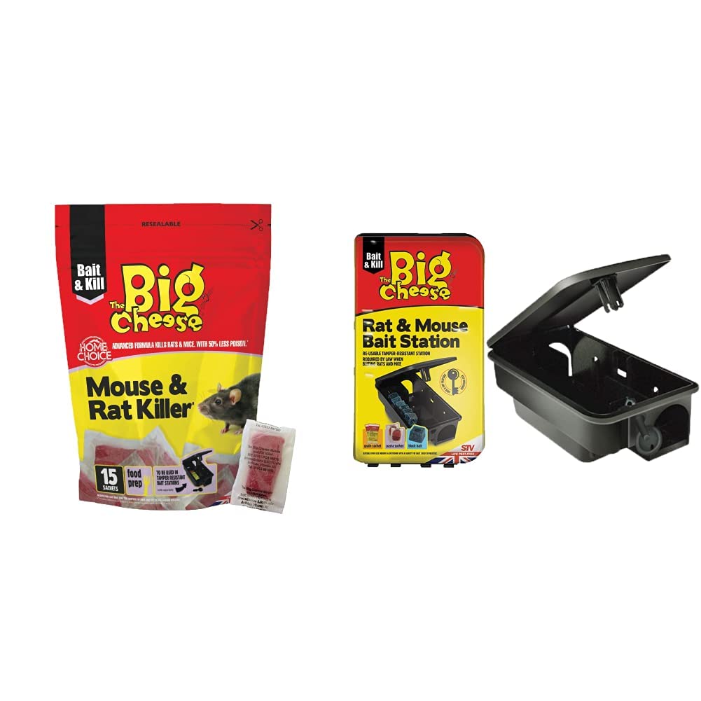 Buy The Big Cheese Rat Killer and Mouse Killer Pasta Sachets - Rat ...