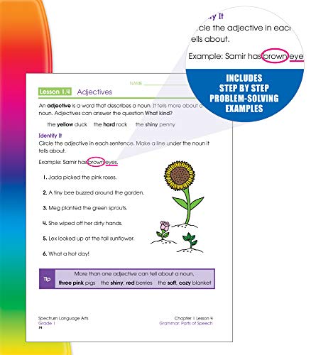 Snapklik.com : Spectrum Language Arts Grade 1, Ages 6 To 7, Grade 1 ...