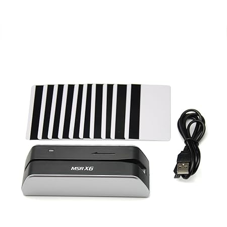 Amazon.com: MSR90 USB Swipe Magnetic Credit Card Reader 3 Tracks Mini ...