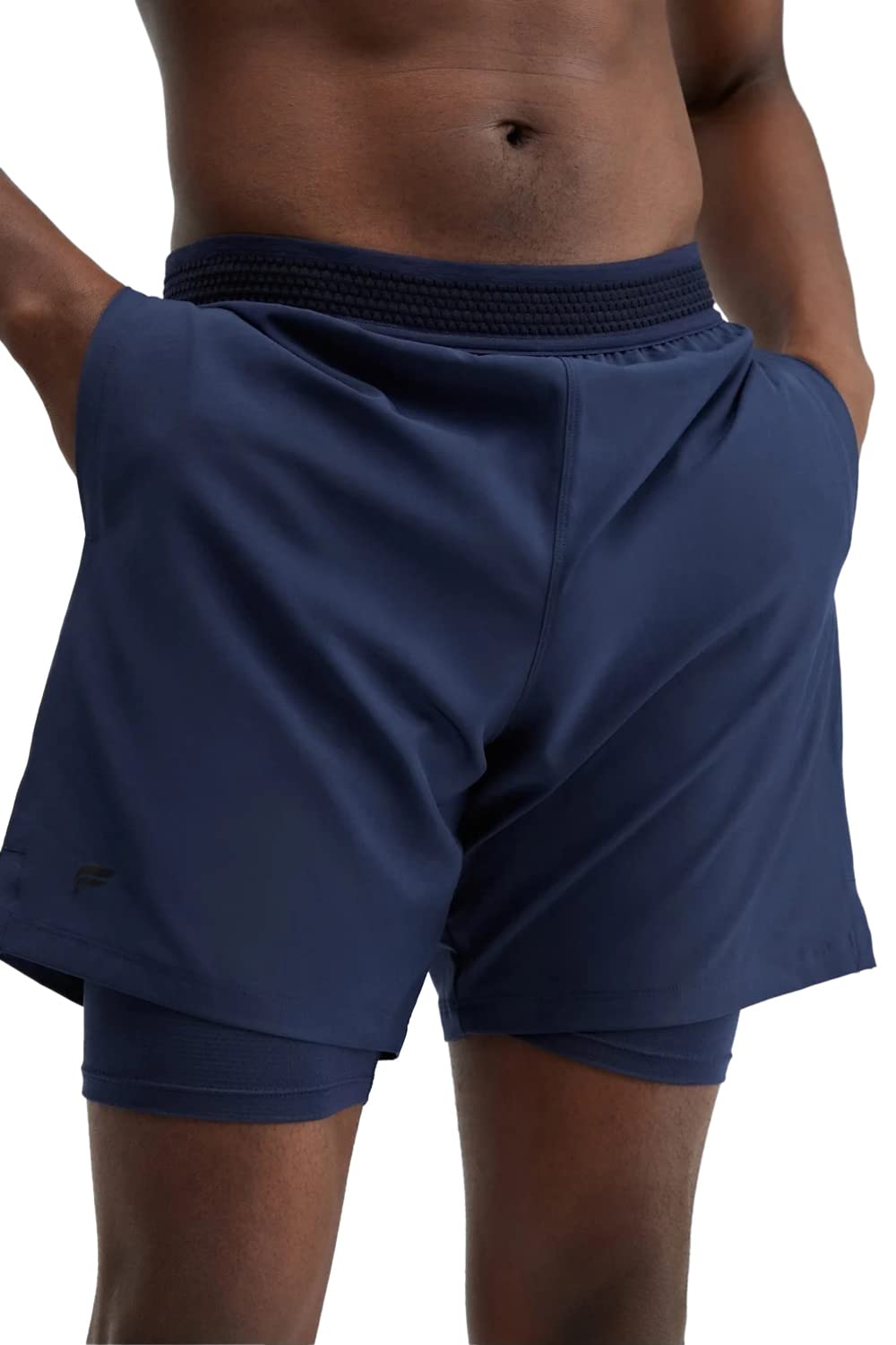 Fabletics Men's The Fundamental Short (Lined), Workout, Running ...