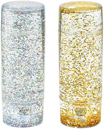 Amazon.com: Playlearn Sensory Glitter Calm Down Jar with LED Lights ...