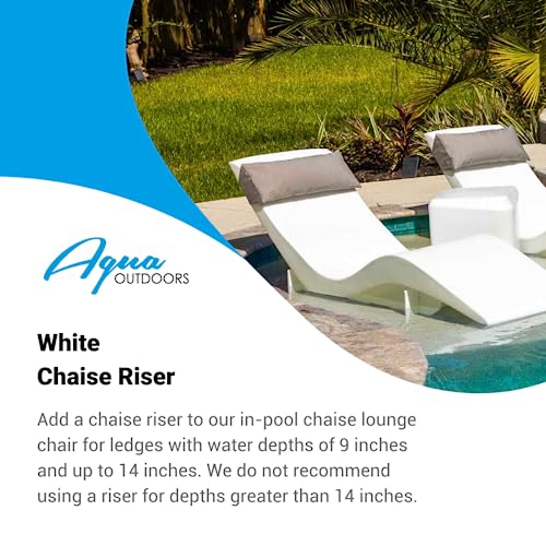 Aqua Outdoors in-Pool Chaise Riser for 9-14 in. of Water ...