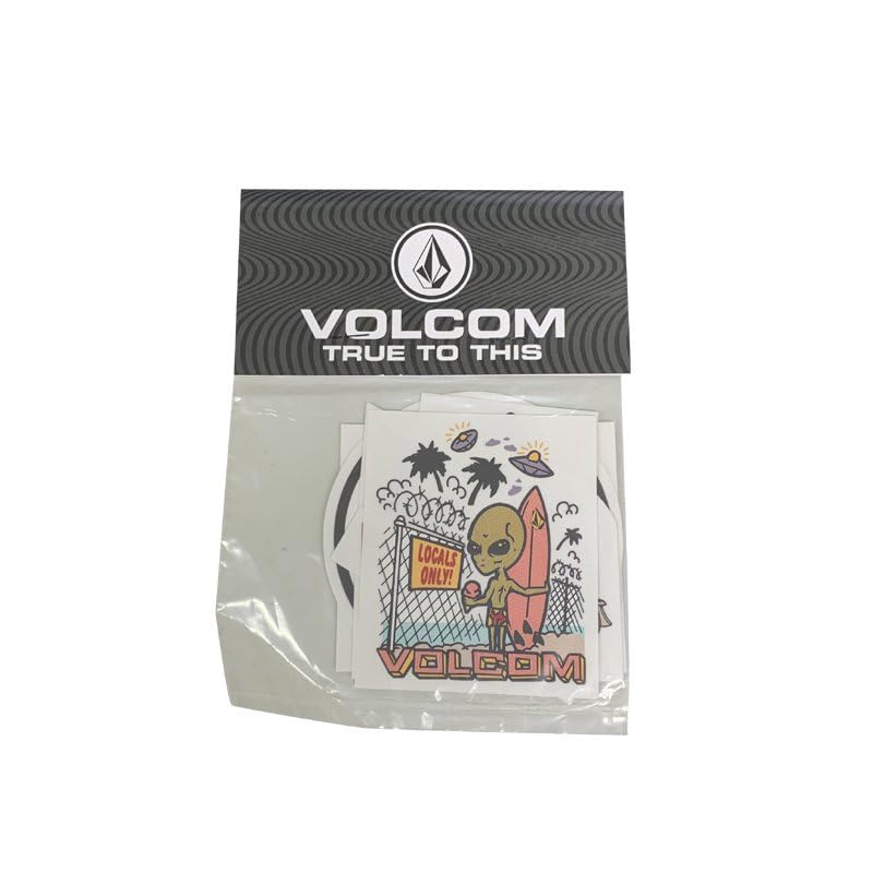 Amazon | ボルコム VOLCOM ステッカー VOLCOM STICKER PACK 6枚入り NO458 | シール・ステッカー ...