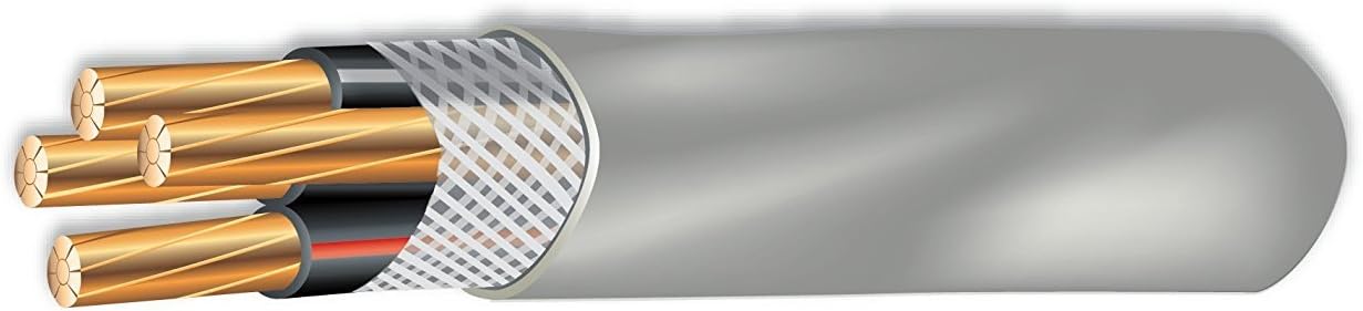 10’ 3/0-3/0-3/0-1/0 SER Copper Service Entrance Wire Cable: Amazon.com ...