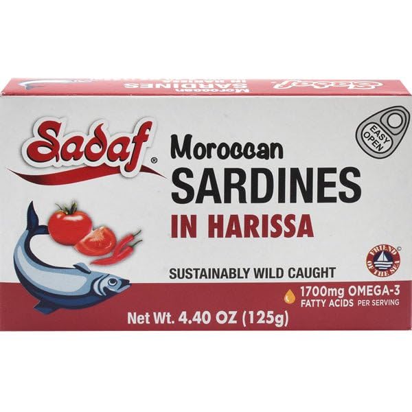 Amazon.com: Sadaf Premium Moroccan Sardines in Harissa - Sustainable ...