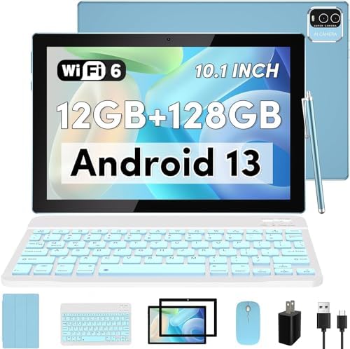 Amazon.com : 2 in 1 Tablets 10 Inch, Android 9 Tablet PC with Wireless ...