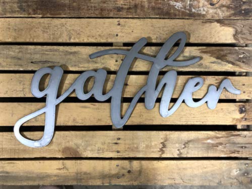 Amazon.com: gather Metal Sign : Home & Kitchen