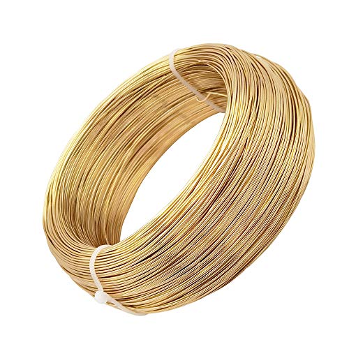 Snapklik.com : 20 Gauge 550 Feet KC Gold Aluminum Craft Wire Bendable ...