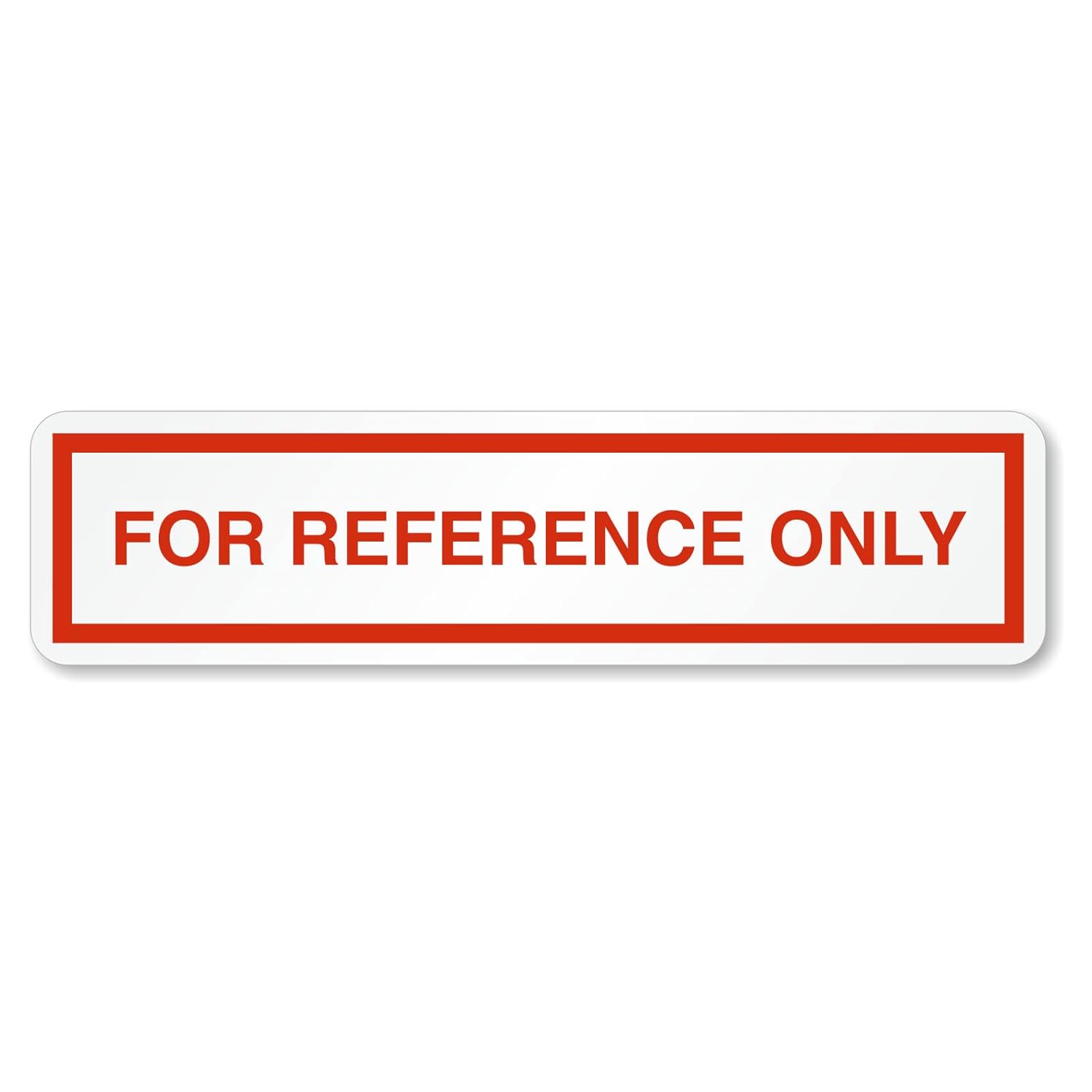 SmartSign "for Reference Only" Pack of 250 Labels in Dispenser | 0.5" x ...