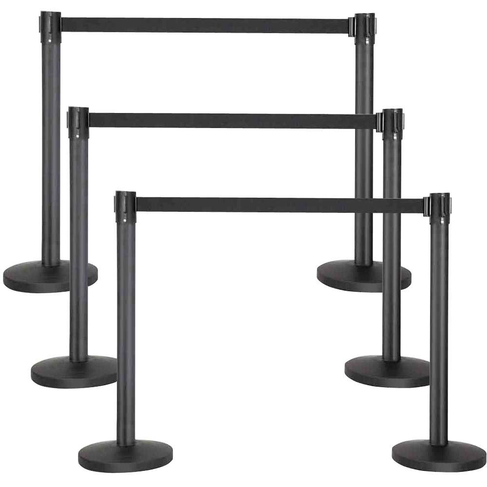 Amazon.com: Yaheetech Belt Stanchion Queue Barriers Security Pole Posts ...