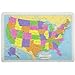 Amazon.com: Painless Learning Map of USA Placemat Large : Home & Kitchen