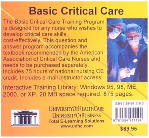 Basic Critical Care: A Training Program For The Development Of Critical ...