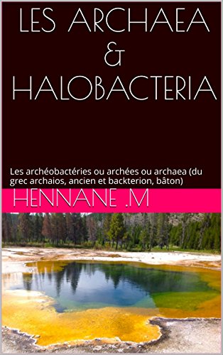 LES ARCHAEA & HALOBACTERIA: Les archéobactéries ou archées ou archaea ...