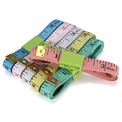 PRANSUNITA Sewing Tailor Measuring Ruler Tape- 6 Piece, Indian Legal ...