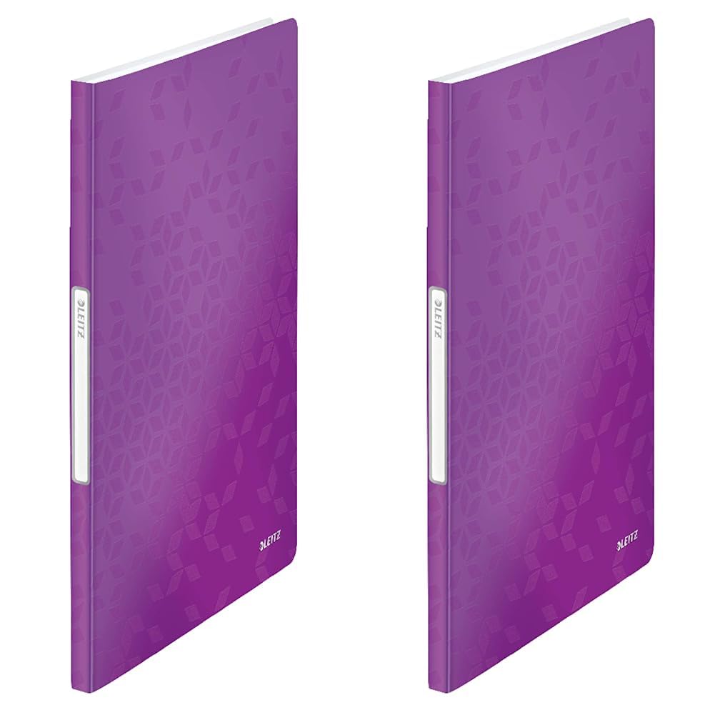 Leitz A4 Display Book, 20 Pockets, 40 Sheet Capacity, Transparent ...