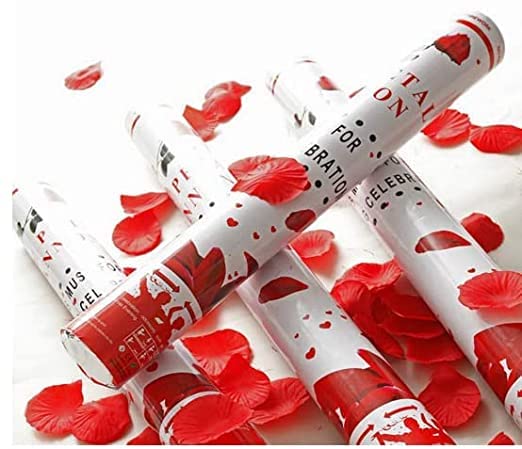 Rose Flower Party Fun Poppers Confetti Big Size for Birthday Wedding ...