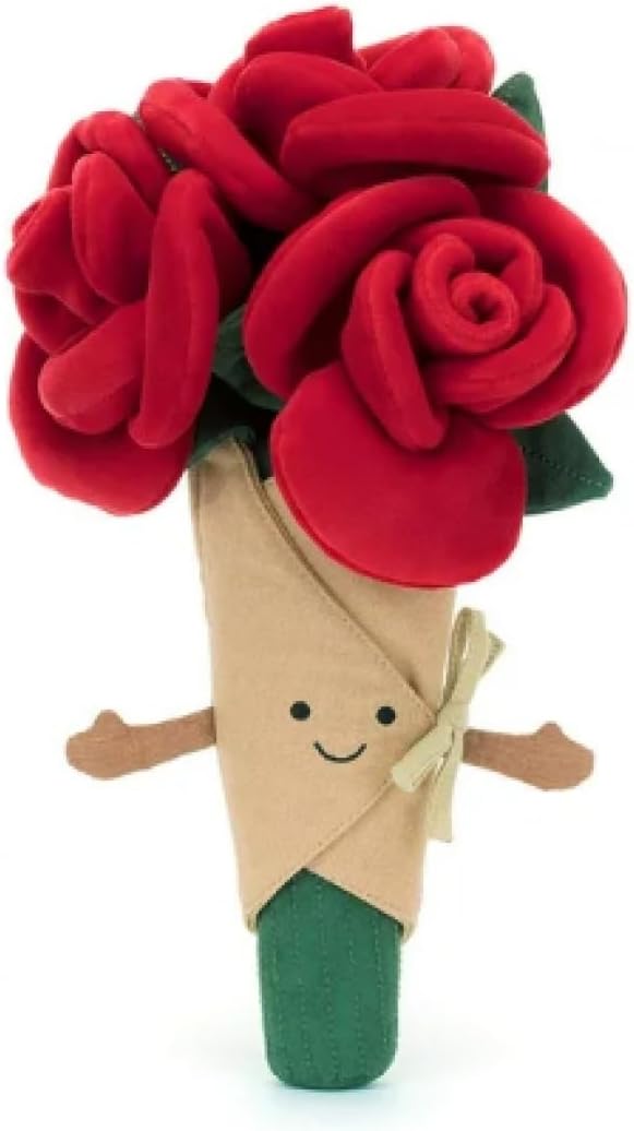 DandelionPro 11.8in Plush Rose Flower Flower Stuffed Toy Bouquet Toy ...