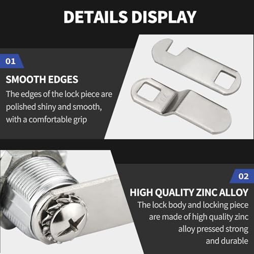 Snapklik.com : Thumb Operated Offset Cam Lock, 1-1/8 Inch Replacement ...