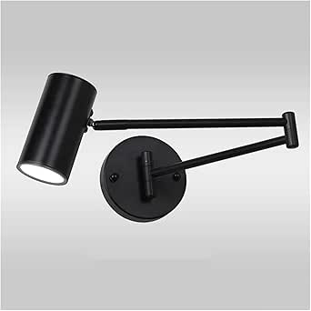 Modern Adjustable Swing Arm Wall Lamp - Bedside Reading Lamps ...