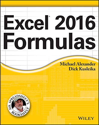 Amazon.com: Excel 2016 Formulas (Mr. Spreadsheet's Bookshelf) eBook : Alexander, Michael ...