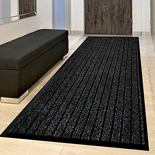 RSM RUGS Heavy Duty Non Slip Grey Black Barrier Mats - Available in 18 ...